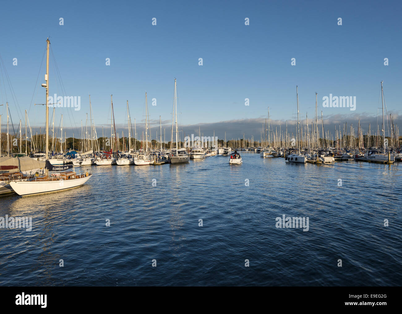 Chichester Harbour a large natural harbour to the South West of the ...