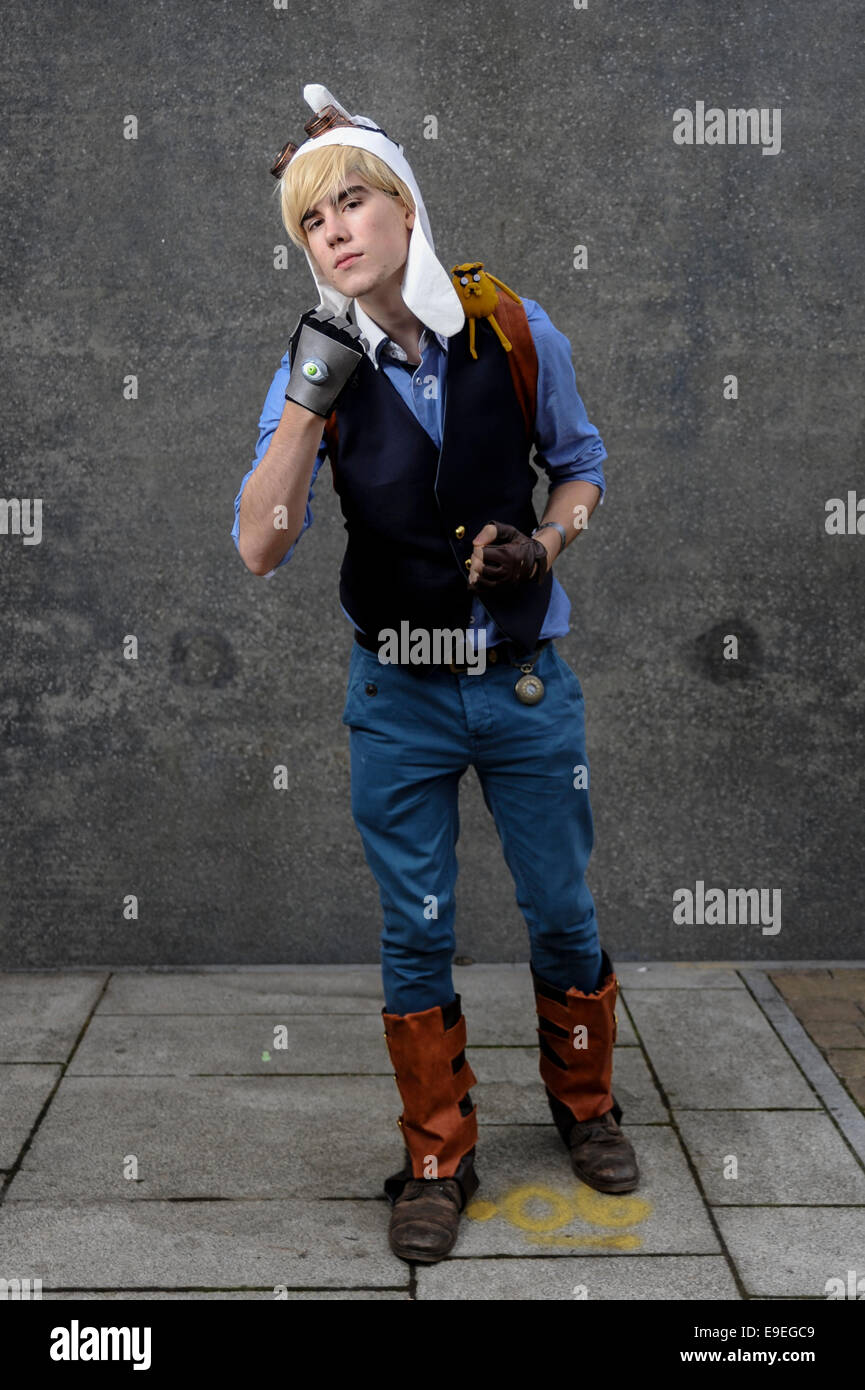 London, UK, 26 October 2014. Cosplay fans dress up as their favourite ...