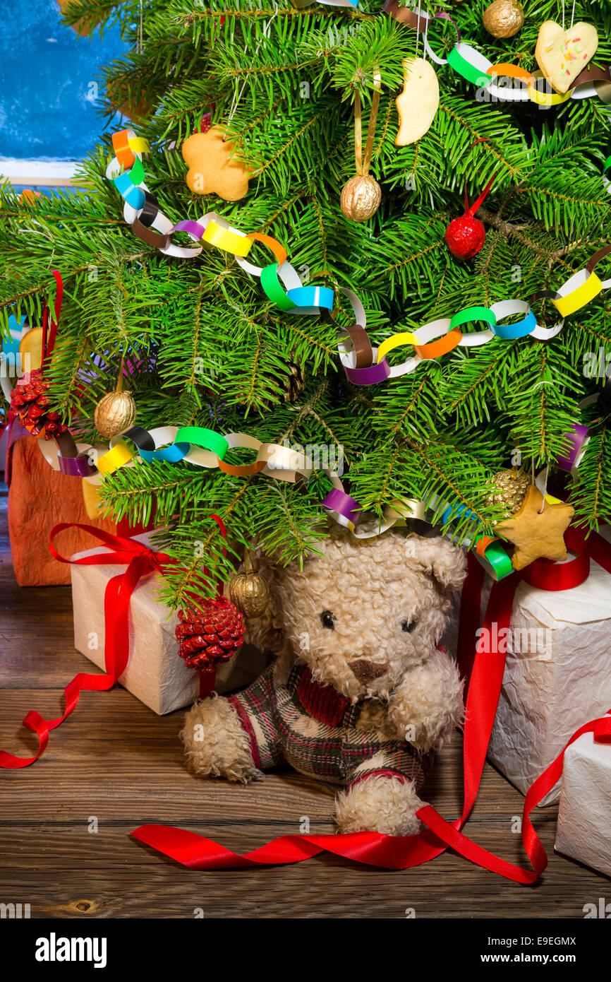 Enjoy your Christmas in rural cottage Stock Photo - Alamy