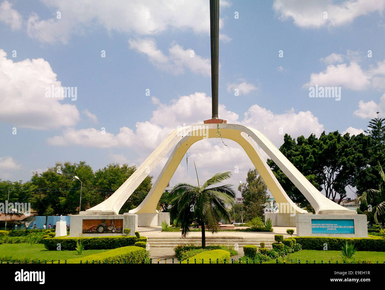 monument of Arusha Tanzania Stock Photo - Alamy