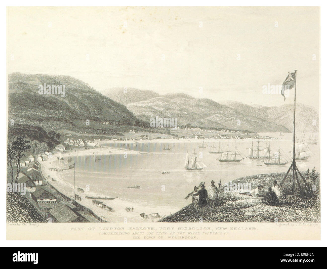 New zealand map sketch Cut Out Stock Images & Pictures - Alamy