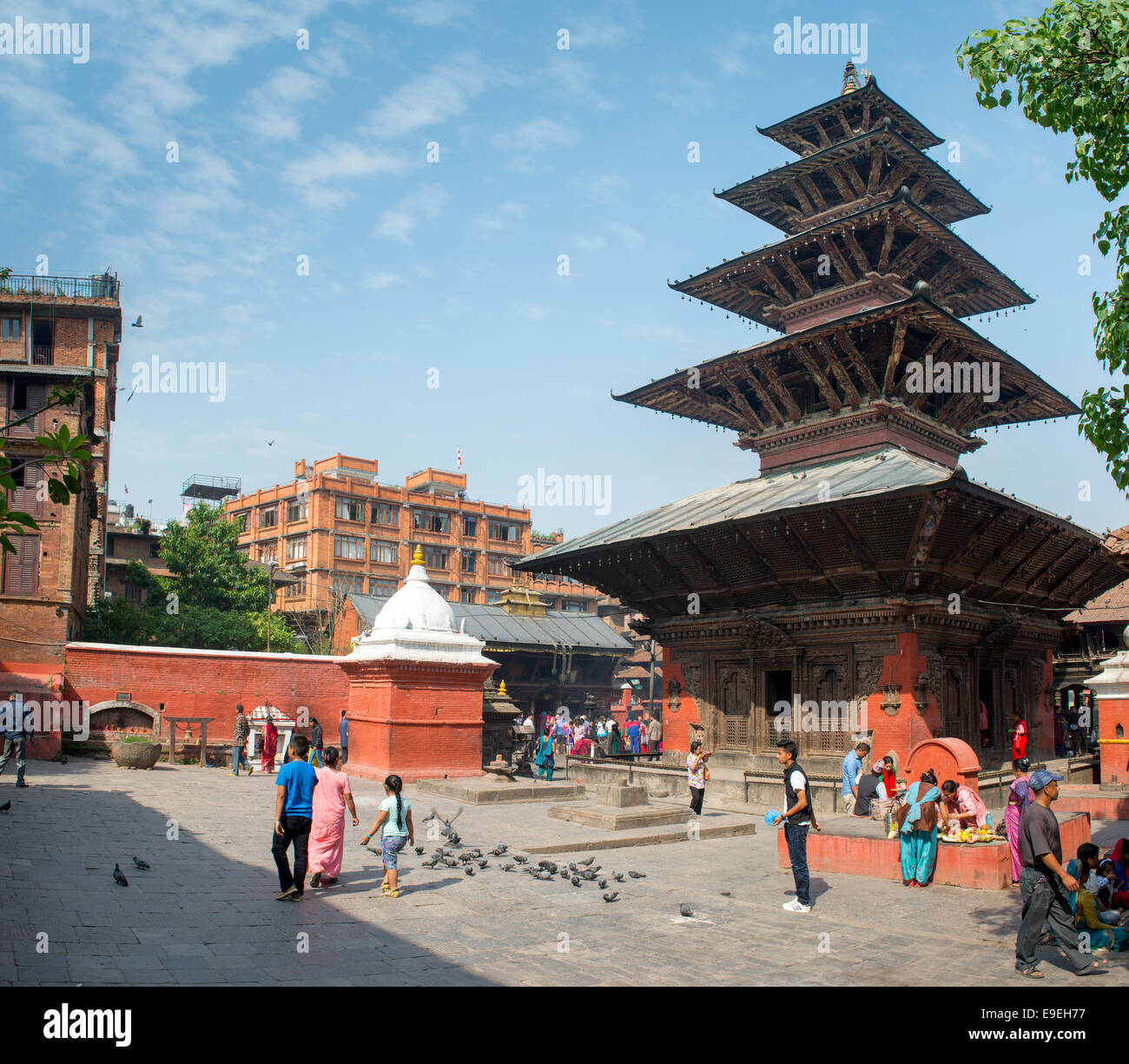 Baglamukhi (Kumbheswhar) temple near Patan Durbar Square, Nepal Stock ...