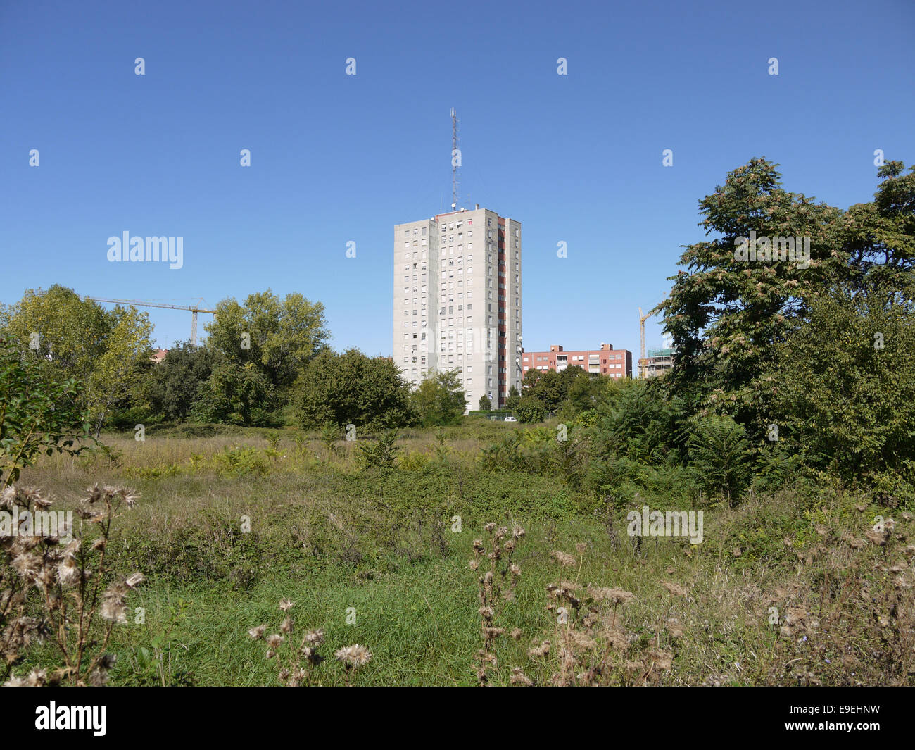 Tower block in Baggio, Milano, Italia, 2014 Stock Photo - Alamy