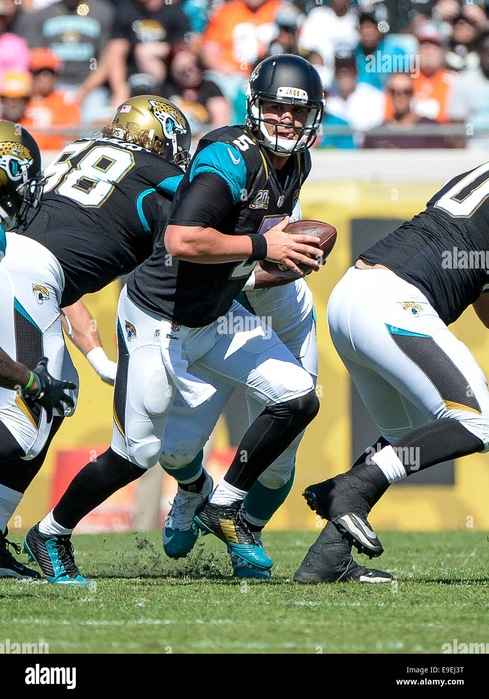 Jacksonville, FL, USA. 26th October, 2014. Jacksonville Jaguars ...