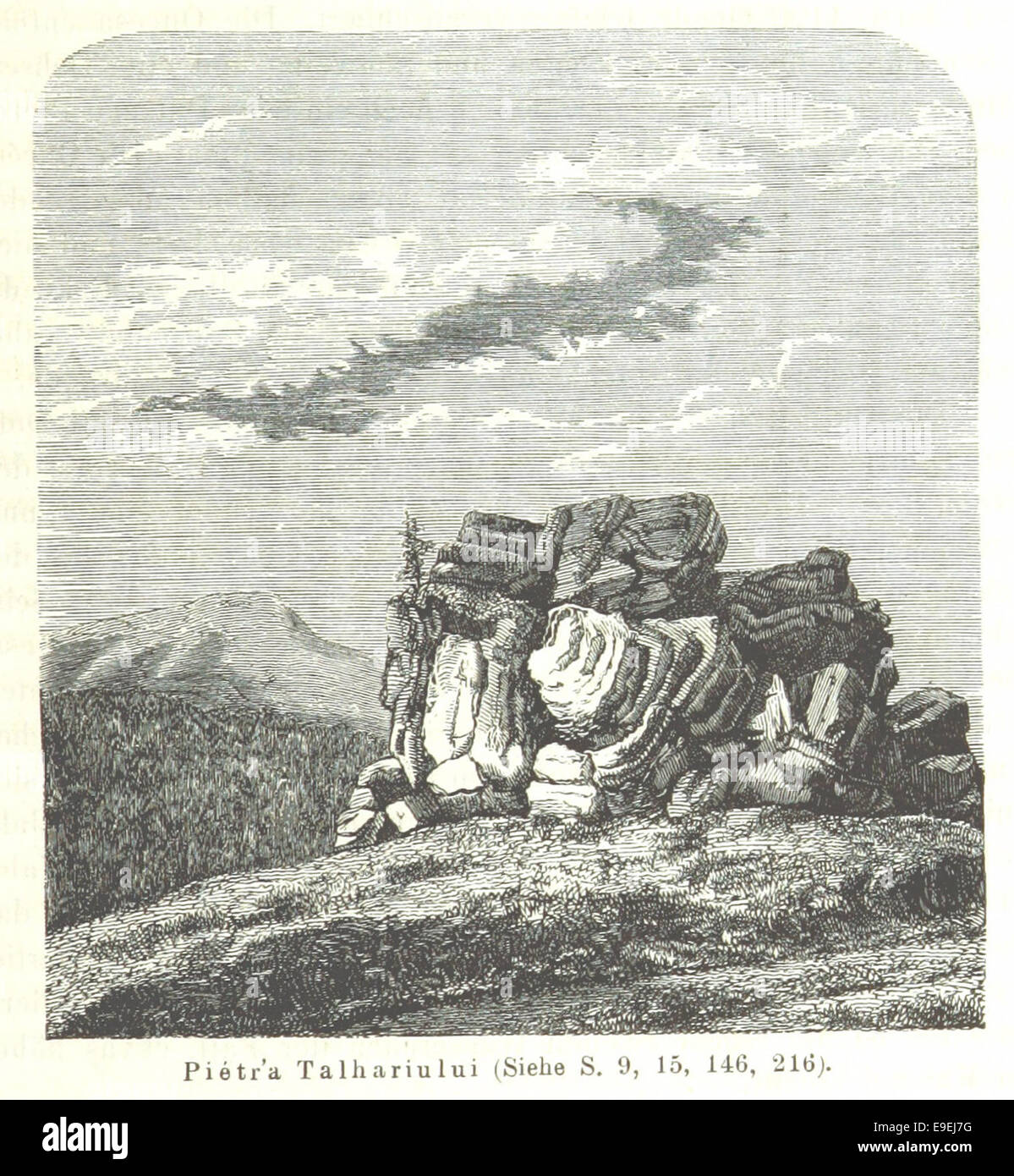 A reference to 'Piatra Tâlharului,' which translates to 'The Robber’s ...