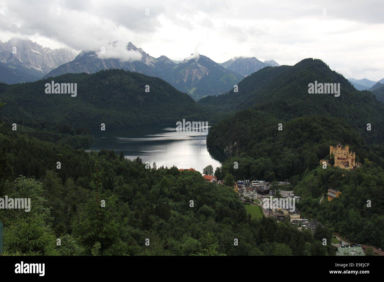 The View from Neuschwanstein Castle Stock Photo - Alamy