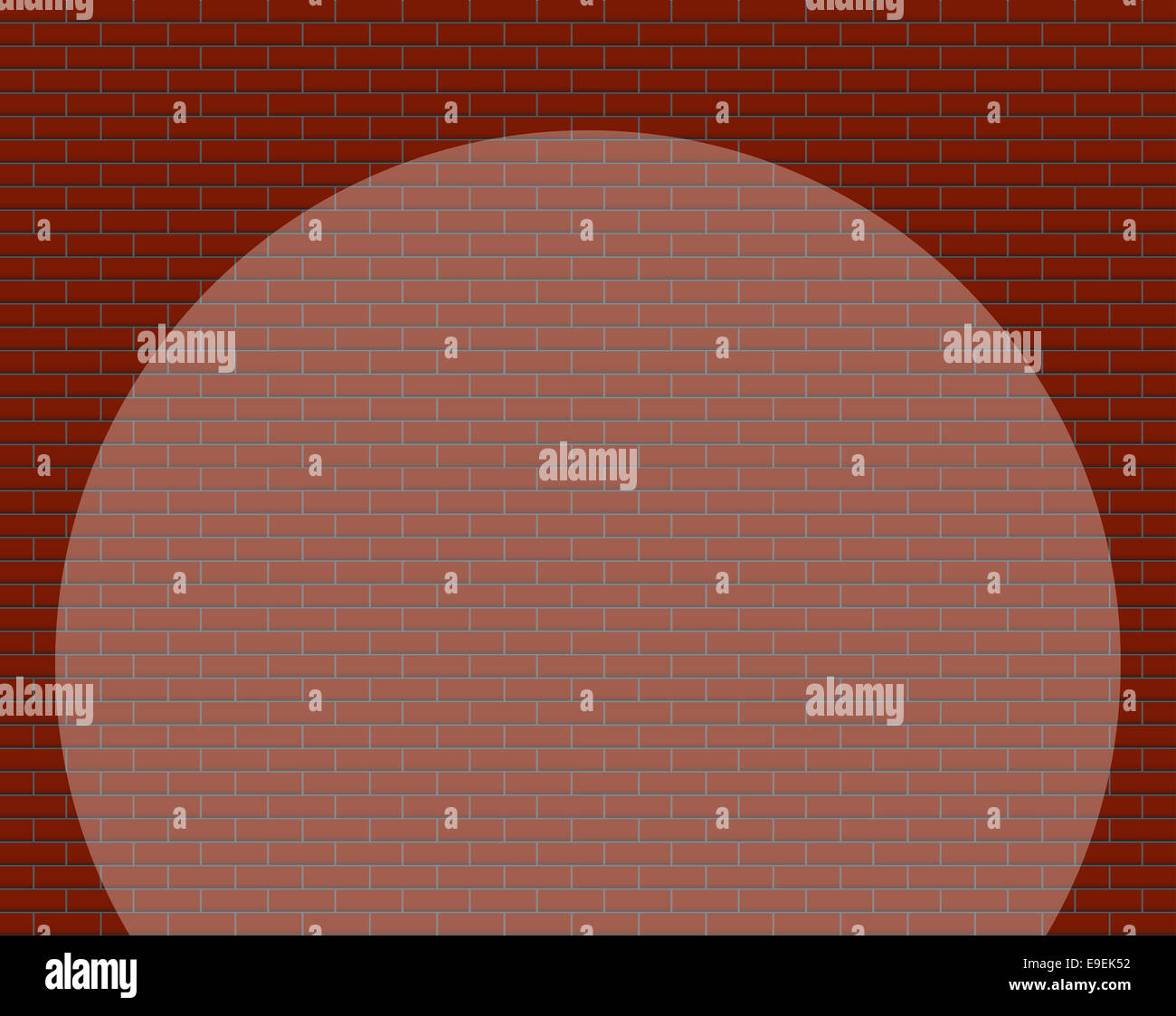 A Brick Wall With Spotlight Design Background Stock Photo - Alamy