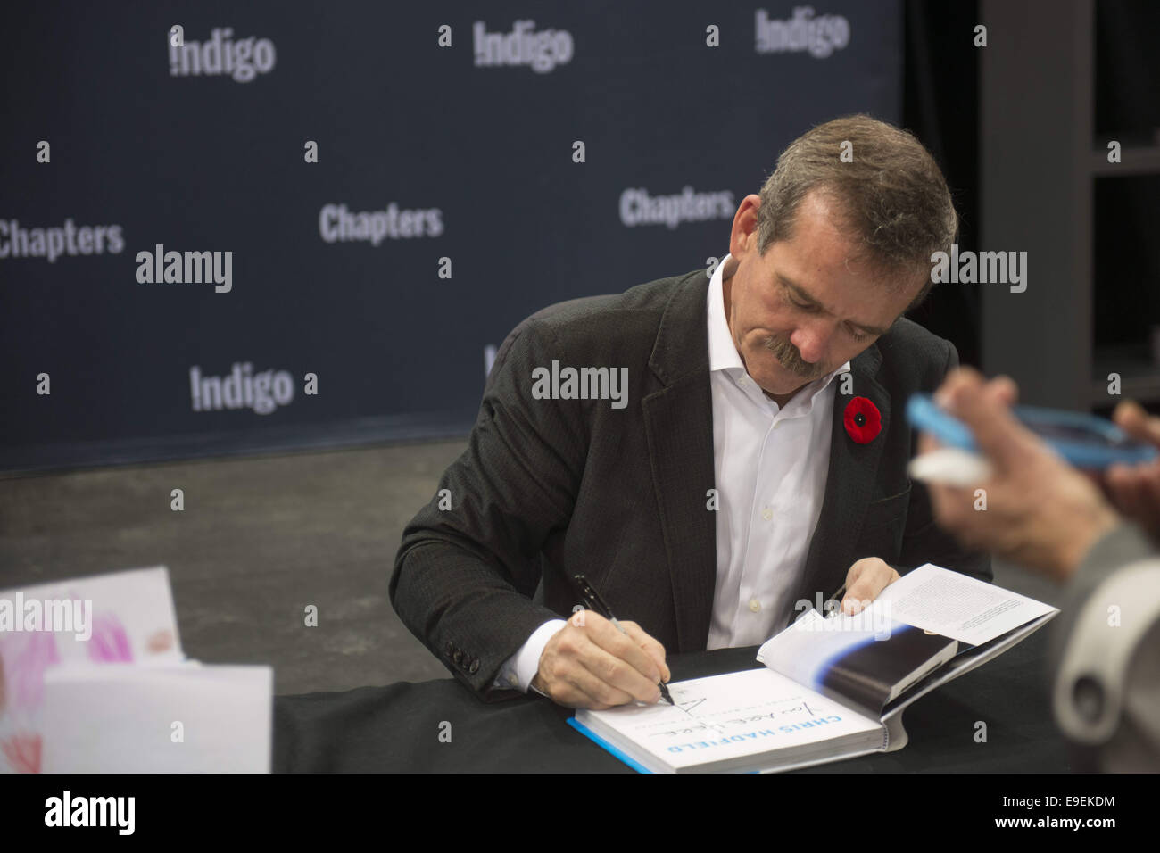 Calgary, Canada. 26th Oct, 2014. Canadian astronaut CHRIS HADFIELD ...