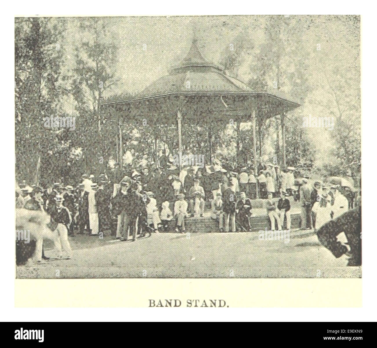 PMB 1898 Band Stand Stock Photo - Alamy