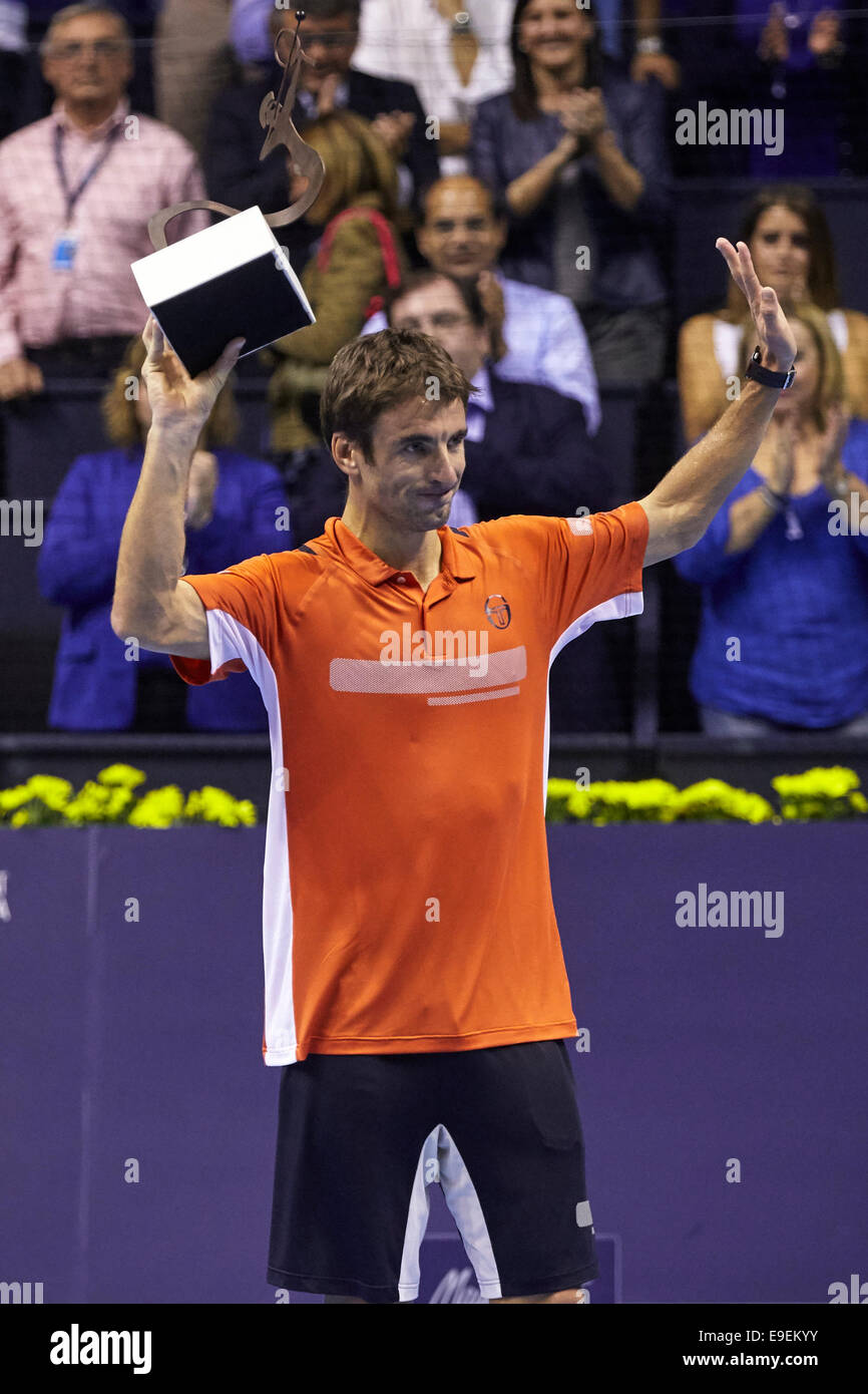 Valencia, Spain. 26th Oct, 2014. Valencia Open 500 Tennis Final between ...