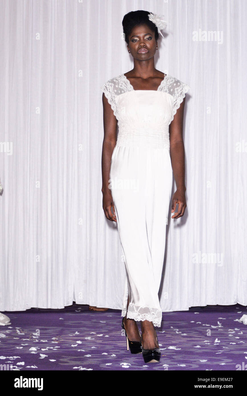 London, UK. 26th October, 2014. Mahogany Bridal Show with a Fuji ...