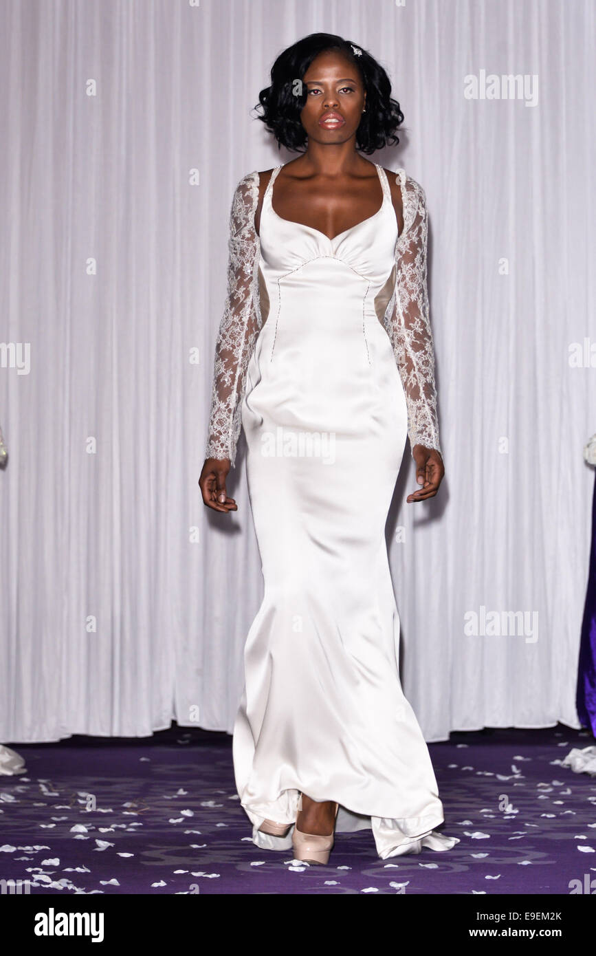 London, UK. 26th October, 2014. Mahogany Bridal Show with a Fuji ...