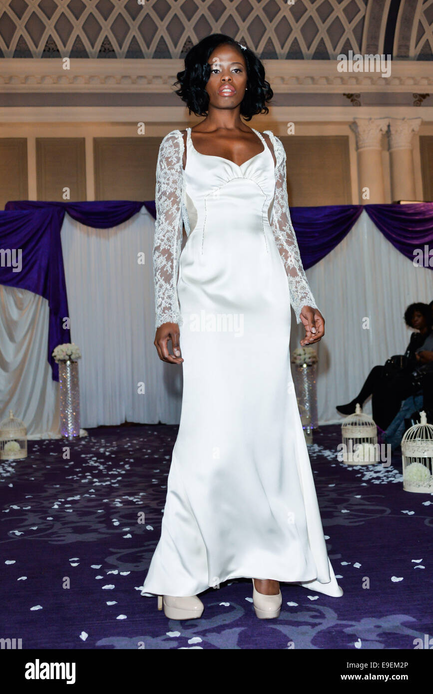 London, UK. 26th October, 2014. Mahogany Bridal Show with a Fuji ...