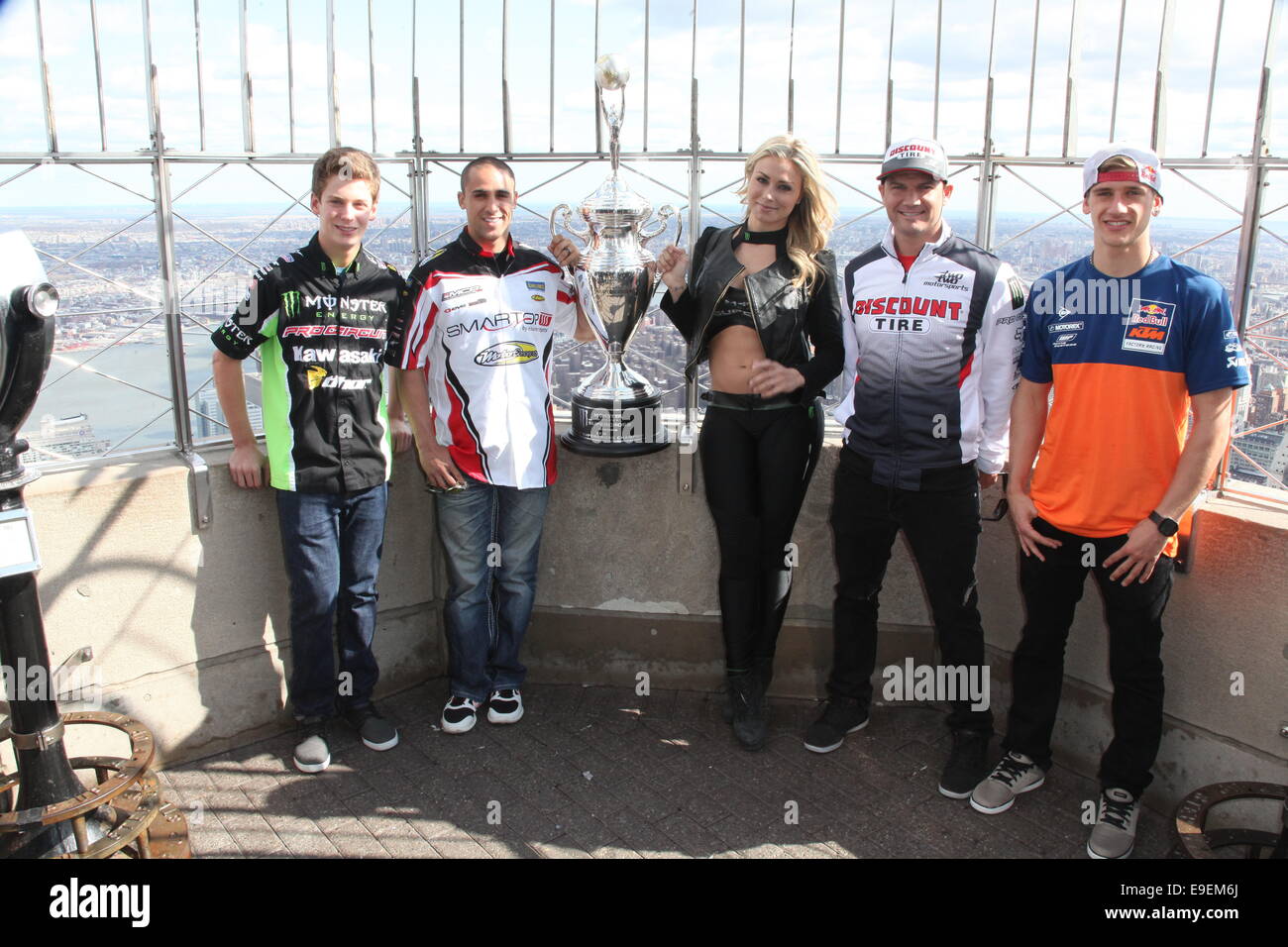 Empire State Building host Monster Enrgy AMA Supercross Stars competing ...