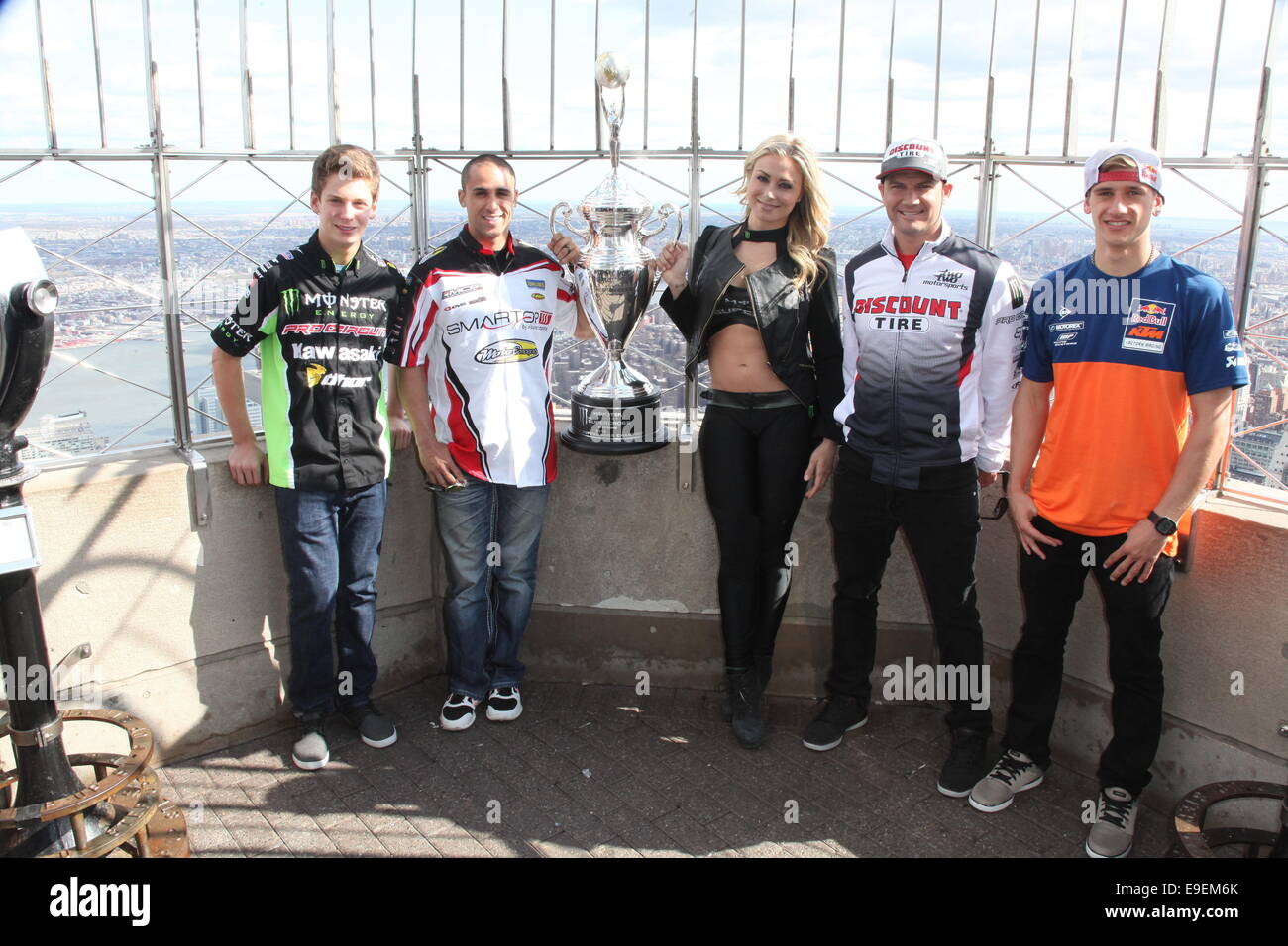 Empire State Building host Monster Enrgy AMA Supercross Stars competing ...