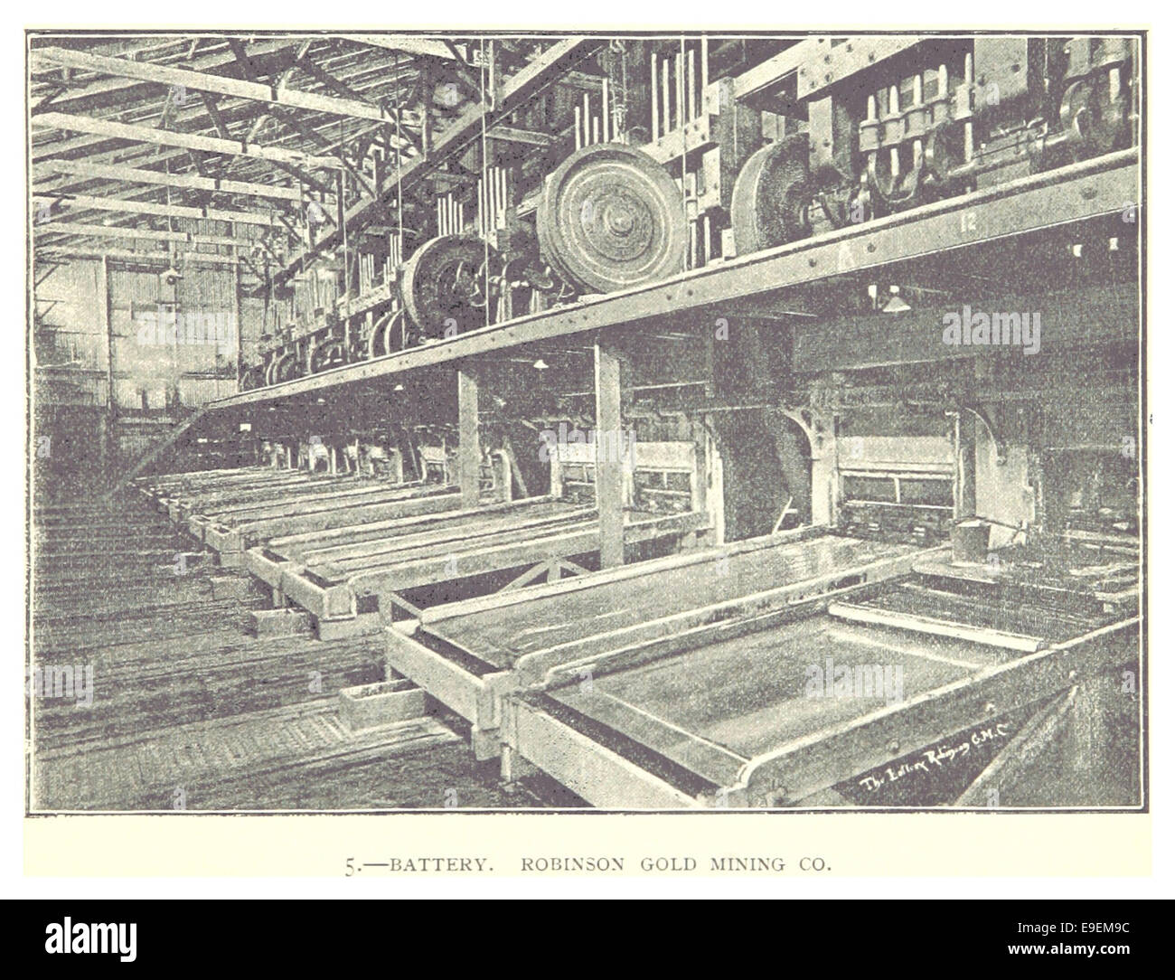 ROBINSON GOLD MINING CO, Battery Stock Photo - Alamy
