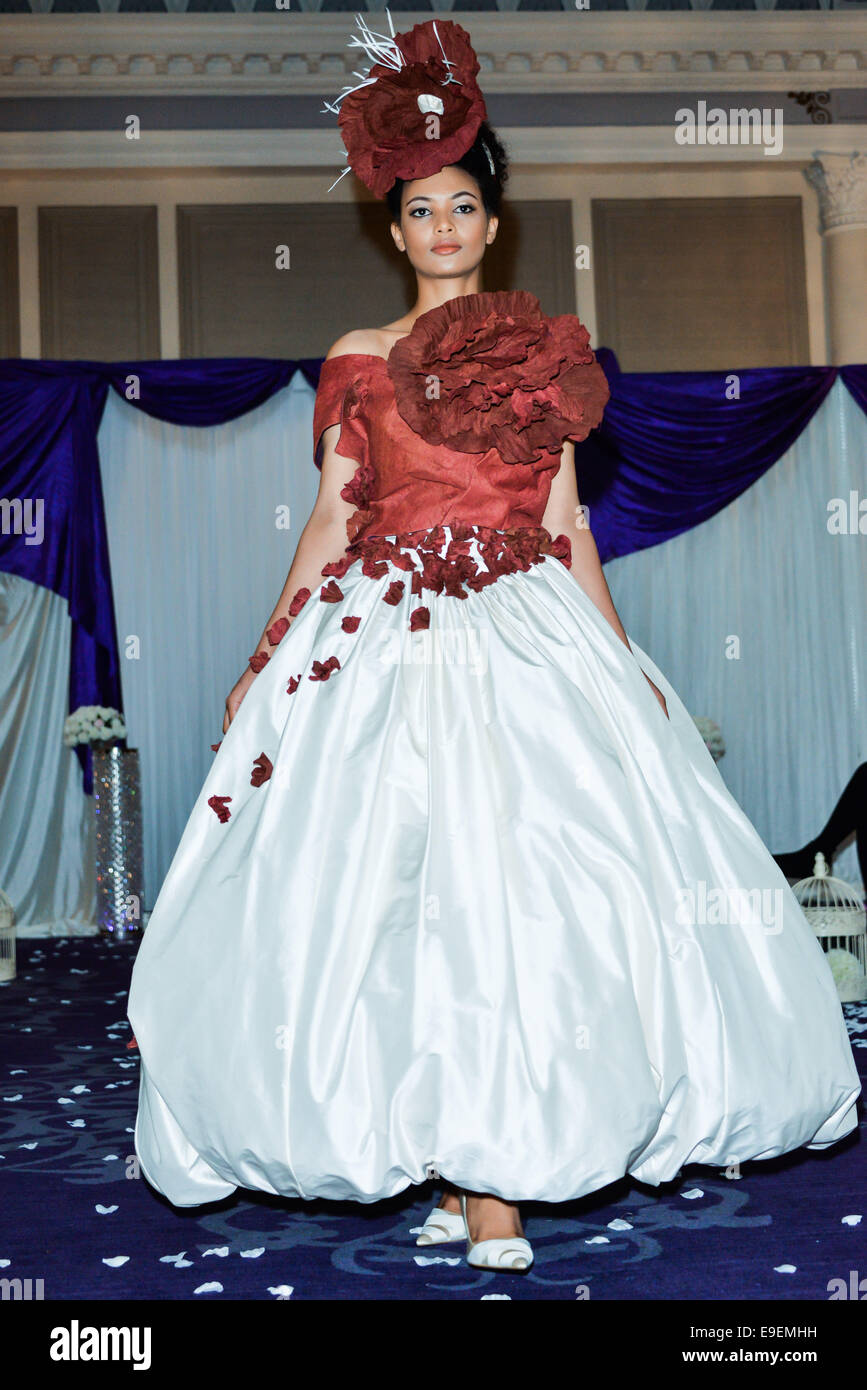 London, UK. 26th October, 2014. Mahogany Bridal Show with a Fuji ...