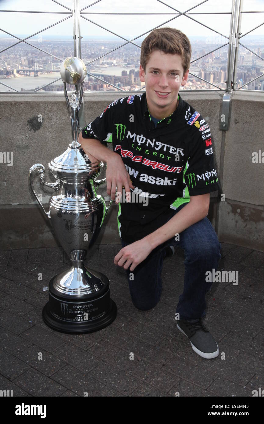 Empire State Building host Monster Enrgy AMA Supercross Stars competing ...