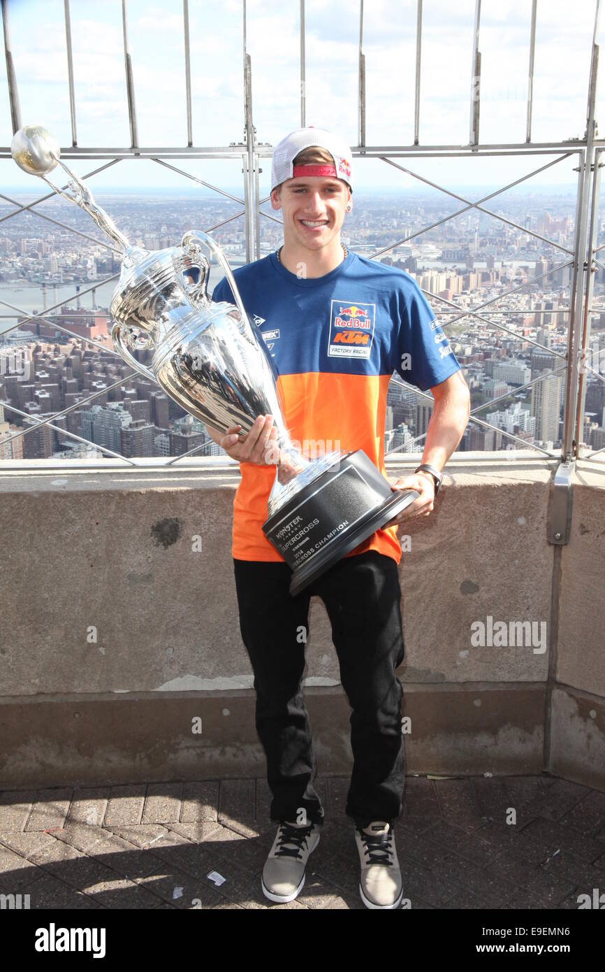 Empire State Building host Monster Enrgy AMA Supercross Stars competing ...