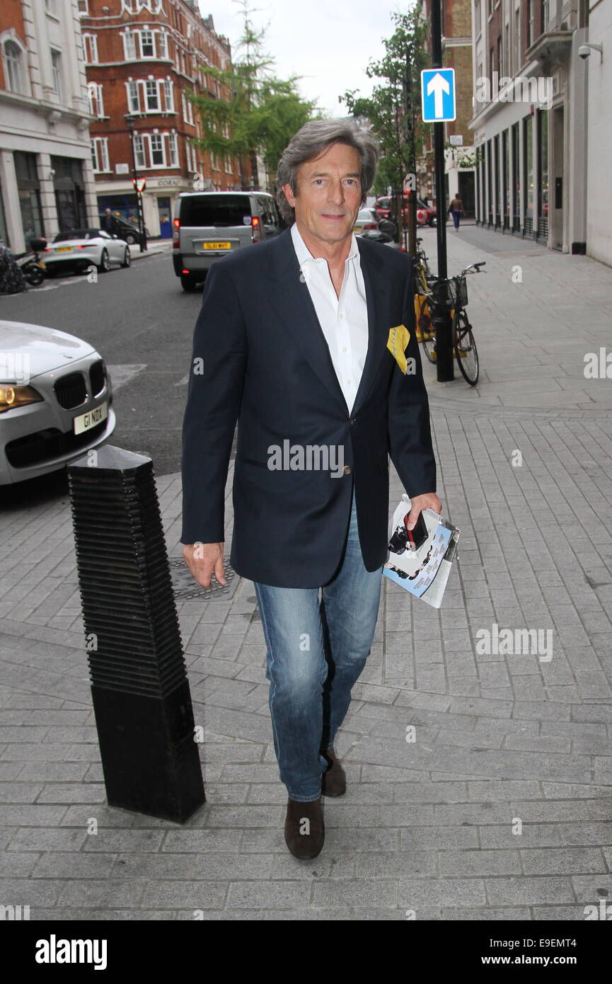 Nigel Havers arrives for BBC 1's evening chat show and current affairs ...