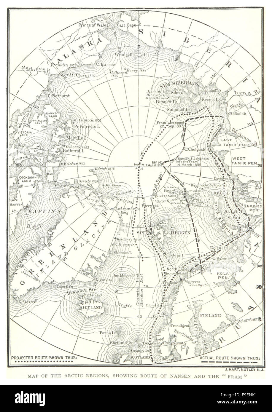 An illustration from Scott’s 1899 work, showing a specific scene or ...