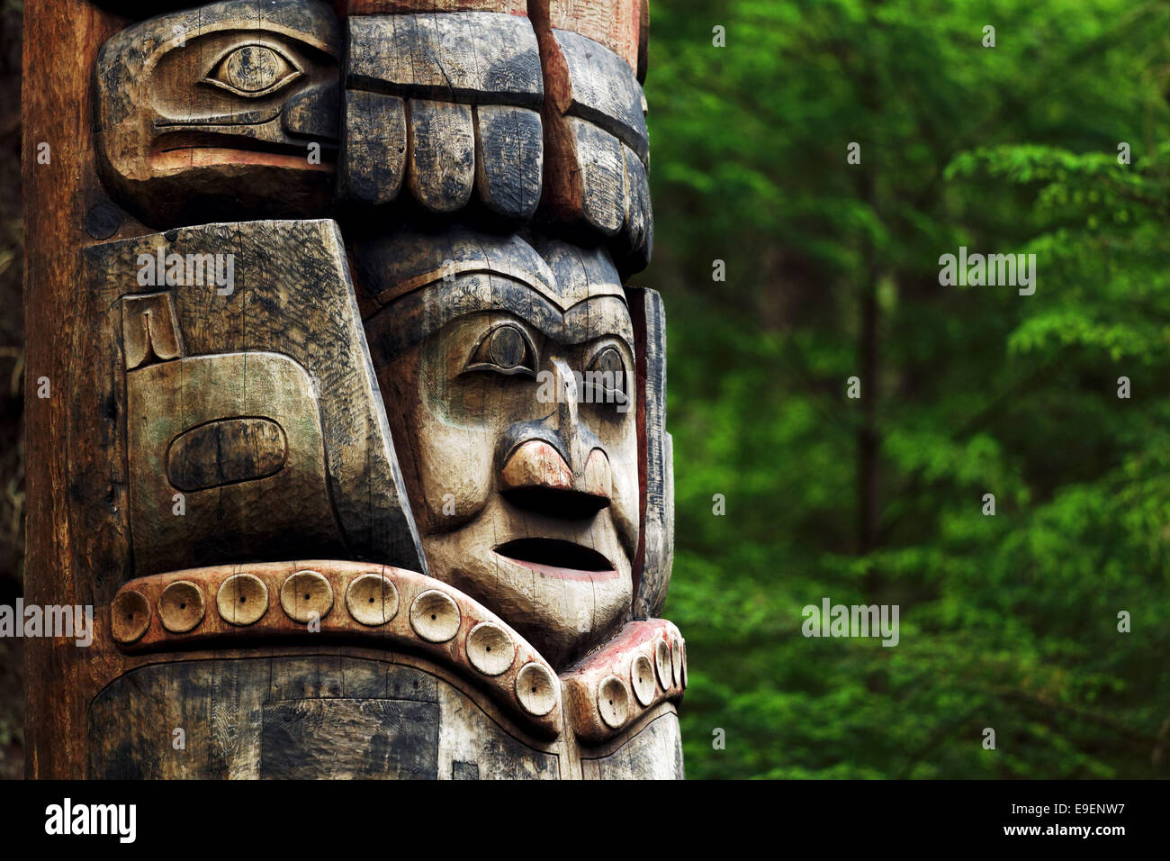 Mosquito Legend Pole, Sitka National Historical Park, Sitka, Alaska ...