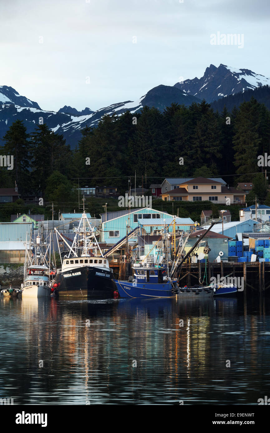 Alaska sitka boats harbor hi-res stock photography and images - Alamy
