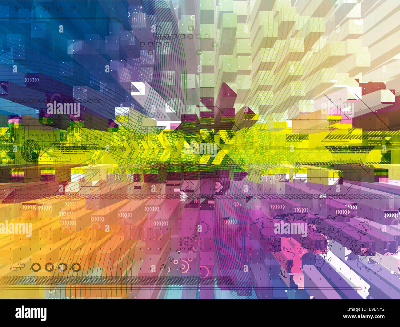 Abstract technology background Stock Photo - Alamy