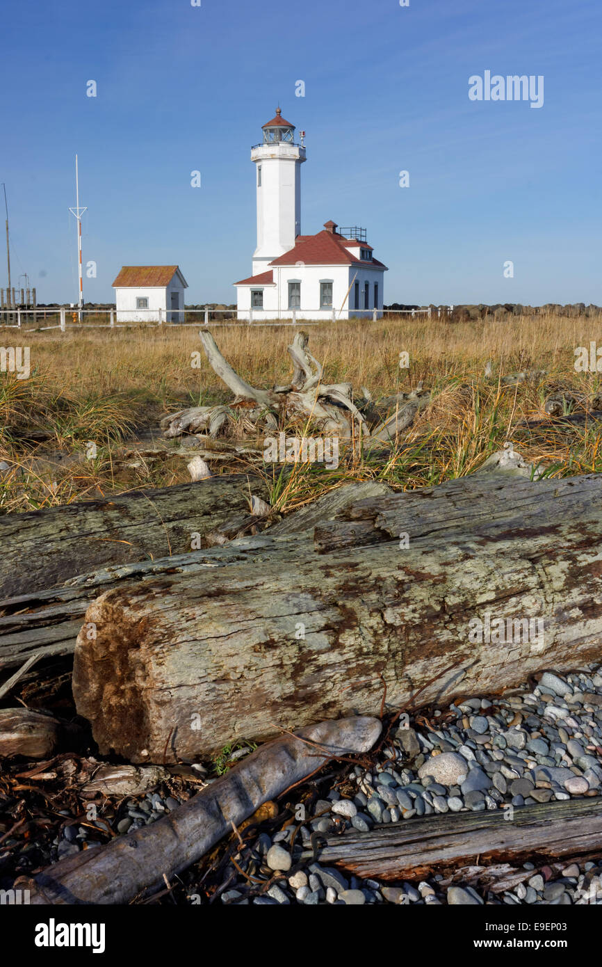 Point Wilson Lighthouse, Port Townsend, Washington, USA Stock Photo - Alamy