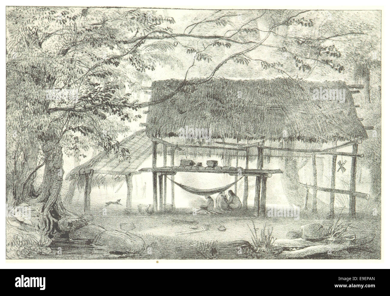 Native american hut drawing hi-res stock photography and images - Alamy
