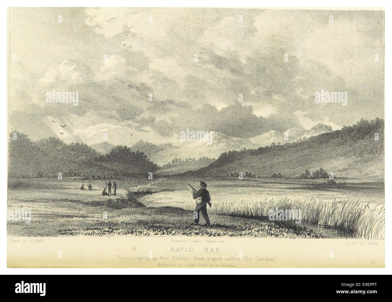 This 1839 illustration by Stephens depicts the Rapid Valley, showcasing ...
