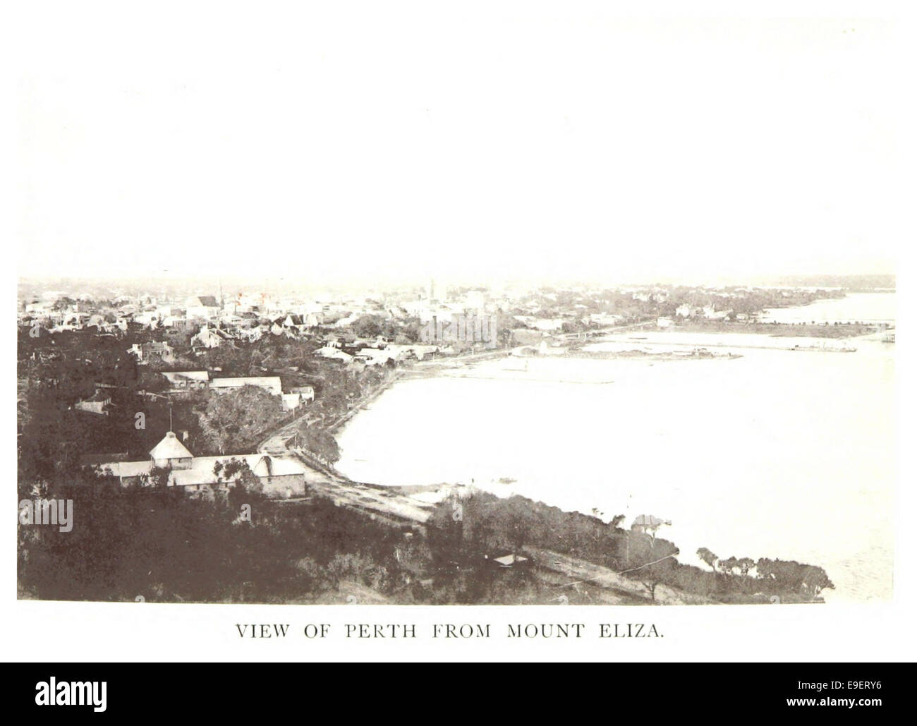 W.-Australia(1892) p021 PERTH FROM MT. ELIZA Stock Photo - Alamy