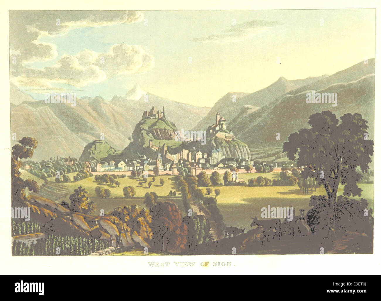 Sion map hi-res stock photography and images - Alamy