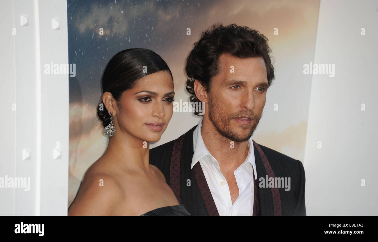 Los Angeles, California, USA. 26th Oct, 2014. Camila Alves, Matthew ...