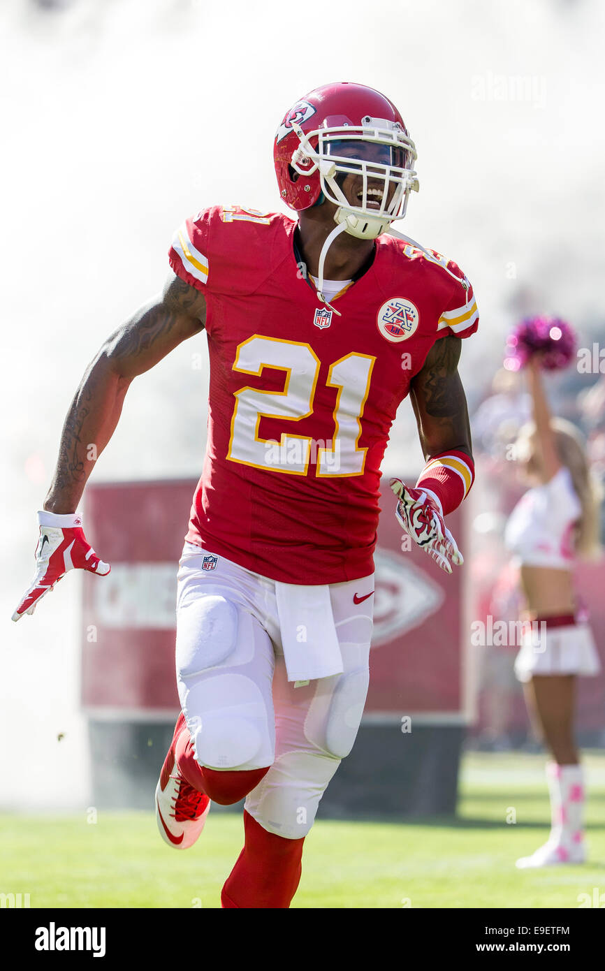 Kansas City, MO, USA. 26th Oct, 2014. Kansas City Chiefs cornerback ...