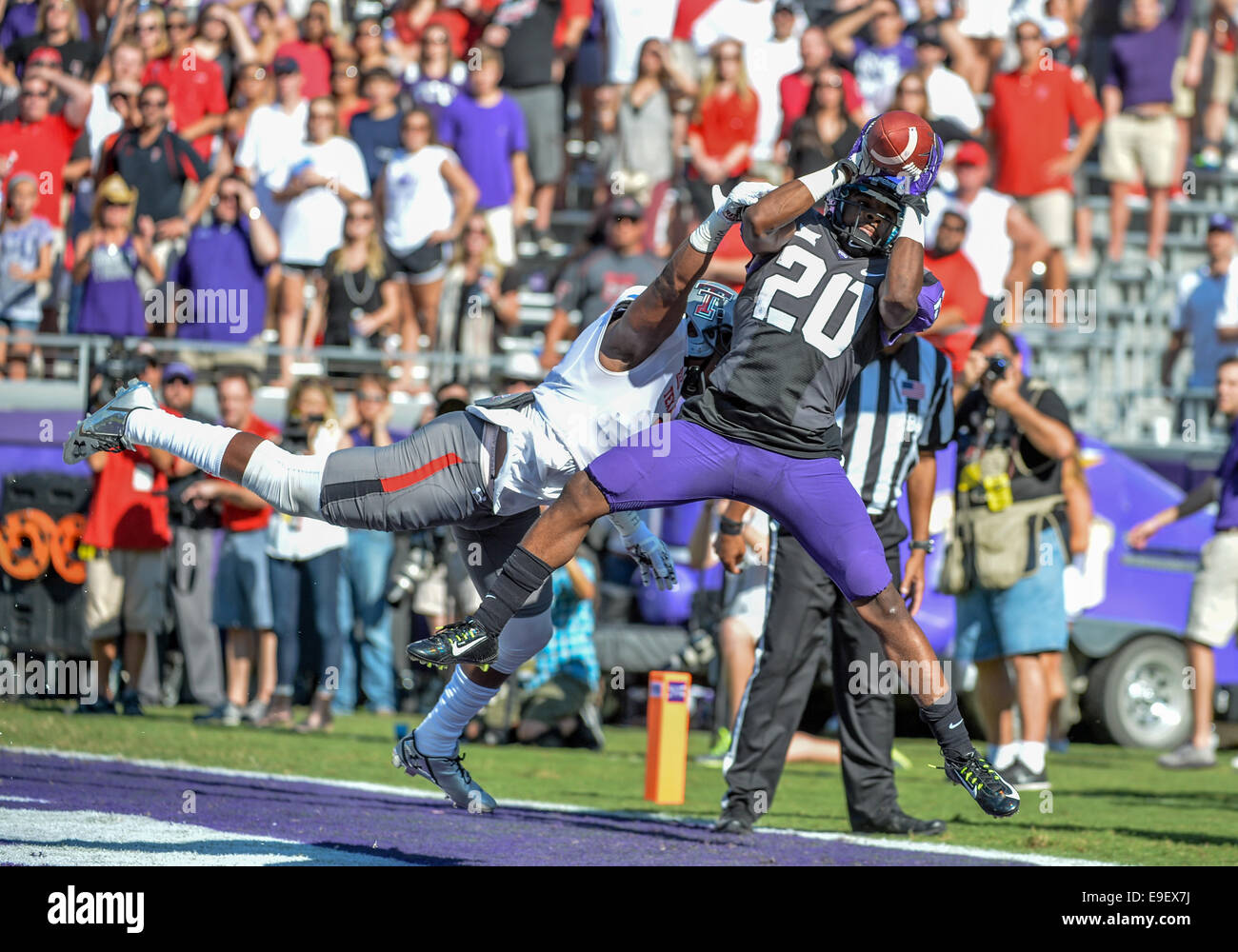 October 25th, 2014: .TCU Horned Frogs wide receiver Deante' Gray (20 ...