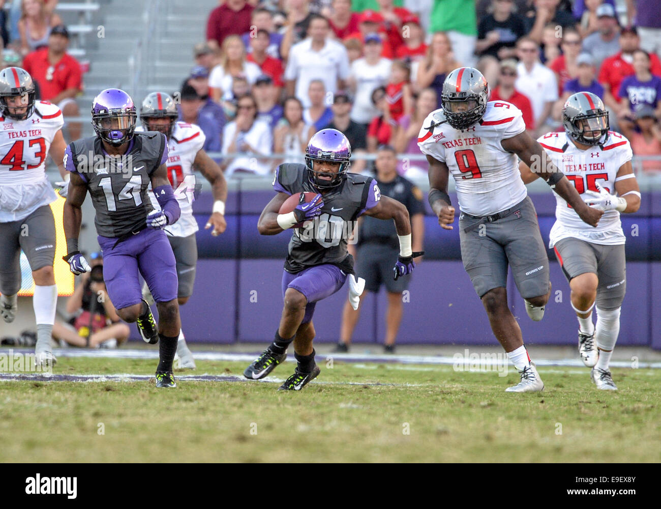 October 25th, 2014: .TCU Horned Frogs wide receiver Deante' Gray (20 ...