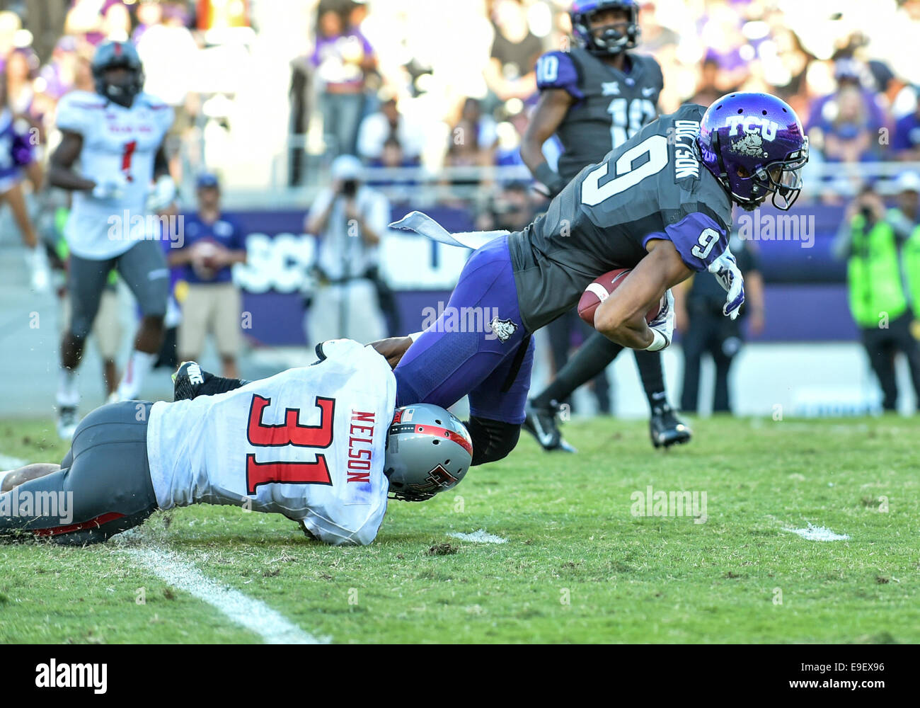October 25th, 2014: .TCU Horned Frogs wide receiver Josh Doctson (9 ...