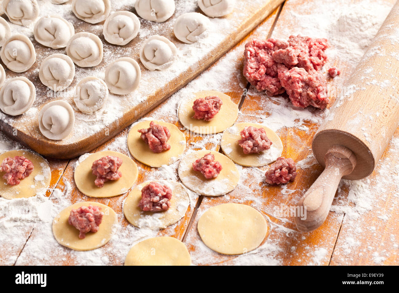 Russian russian russian dumplings hi-res stock photography and images ...