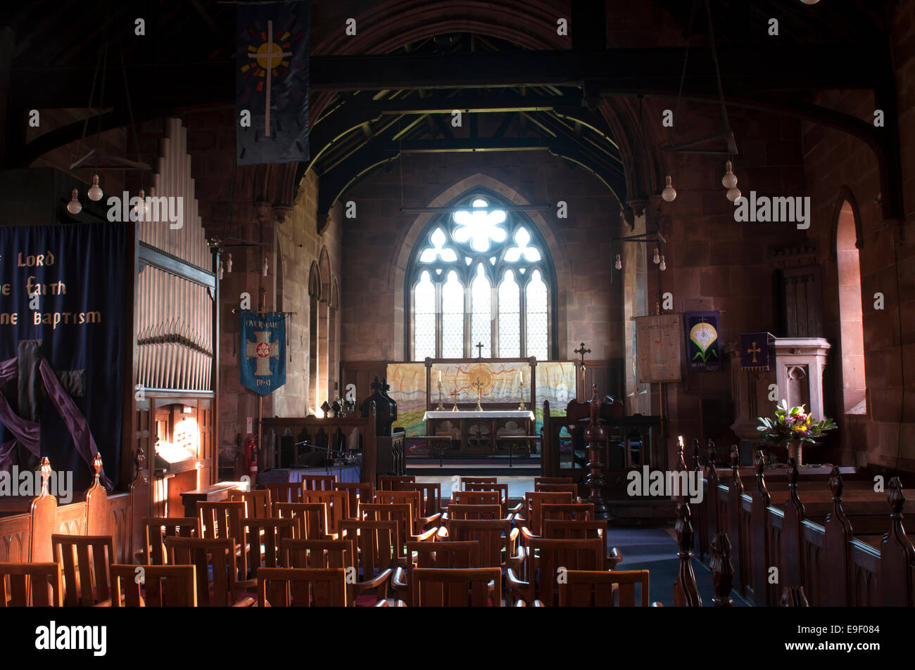 St. Matthew`s Church, Overseal, Derbyshire, England, UK Stock Photo - Alamy