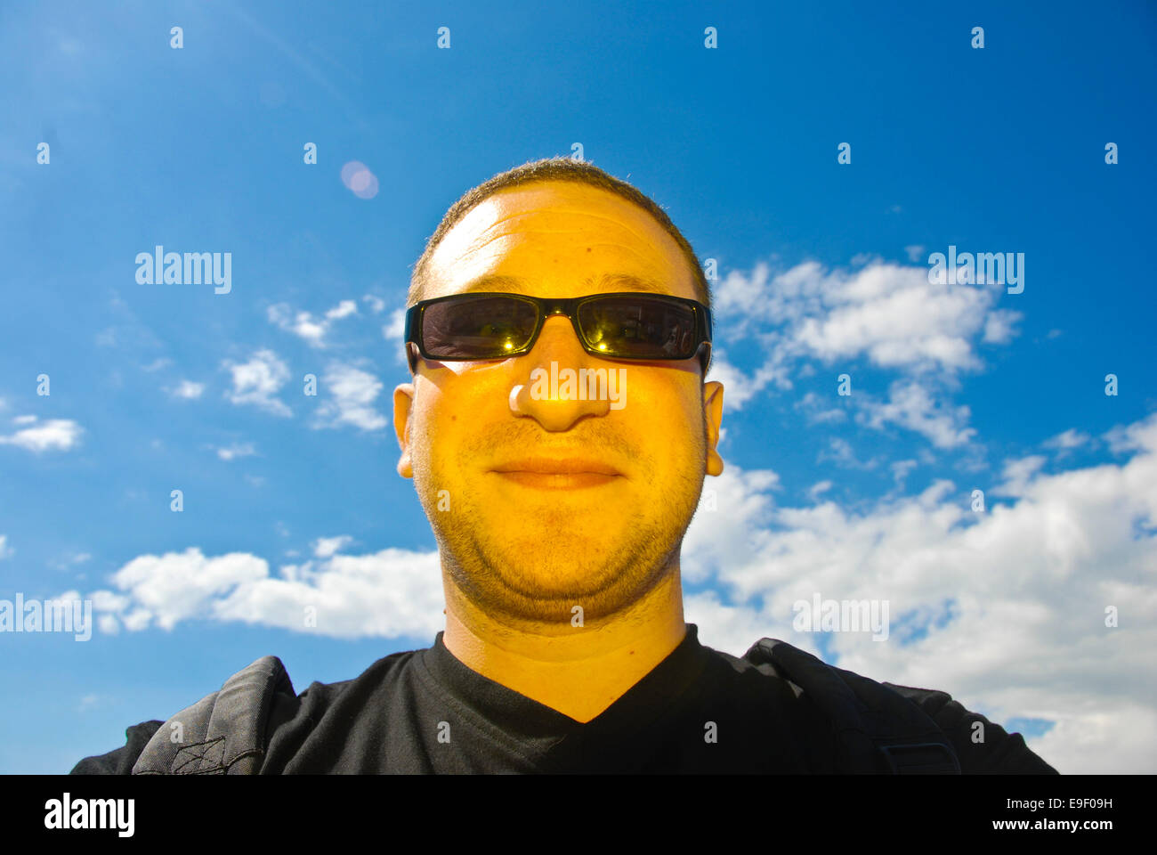 Person Lit From Below