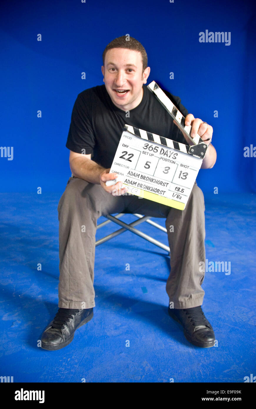 Filming set blue screen hi-res stock photography and images - Alamy