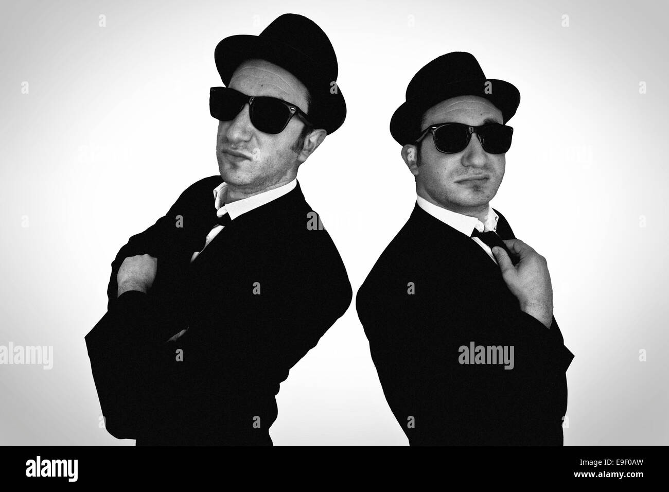 Two black man dressed Black and White Stock Photos & Images - Alamy