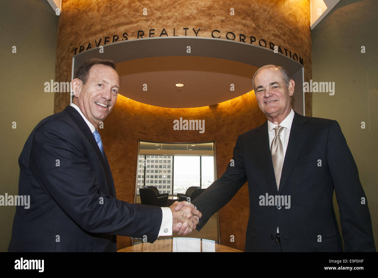 Los Angeles, California, USA. 22nd Oct, 2014. Jerry Porter, right, and ...