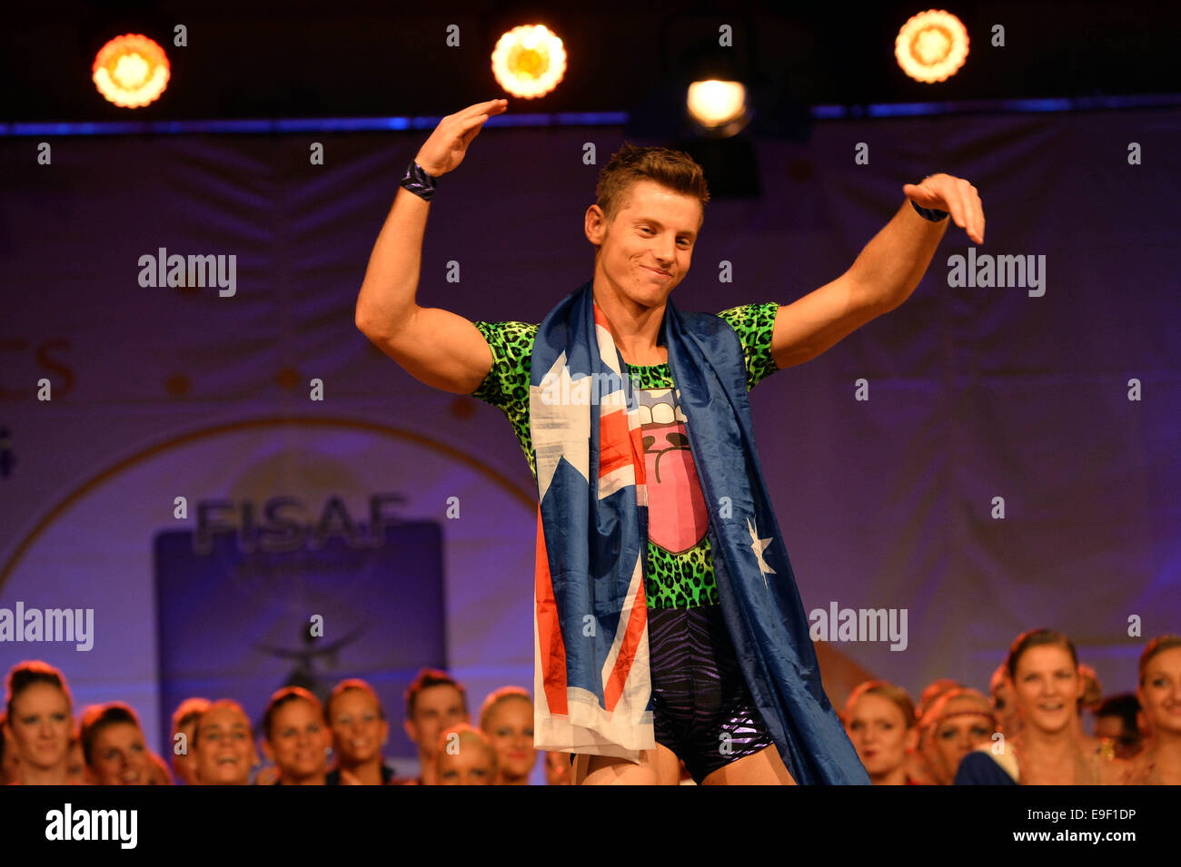 World Championships in Aerobic of FISAF organization, final, in Prague ...