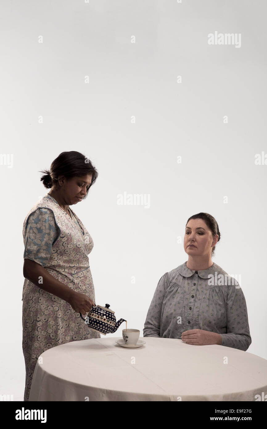 men, woman, boys, girls all shot in a studio while dressed in period ...