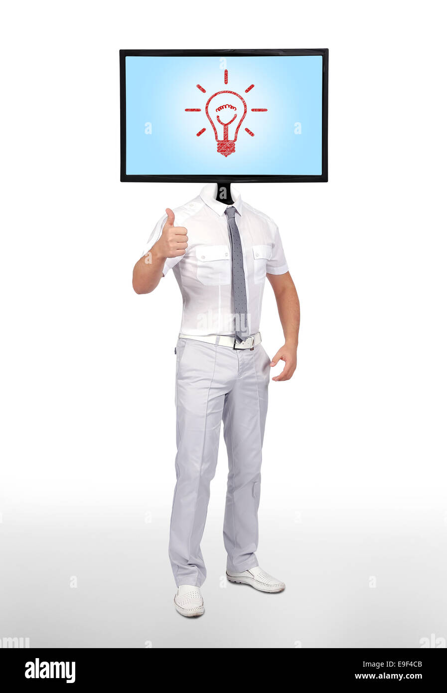 Pc monitor head hi-res stock photography and images - Alamy