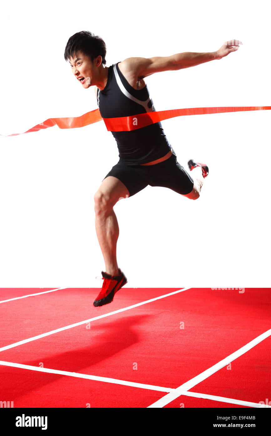 Athletes sprint running Stock Photo - Alamy