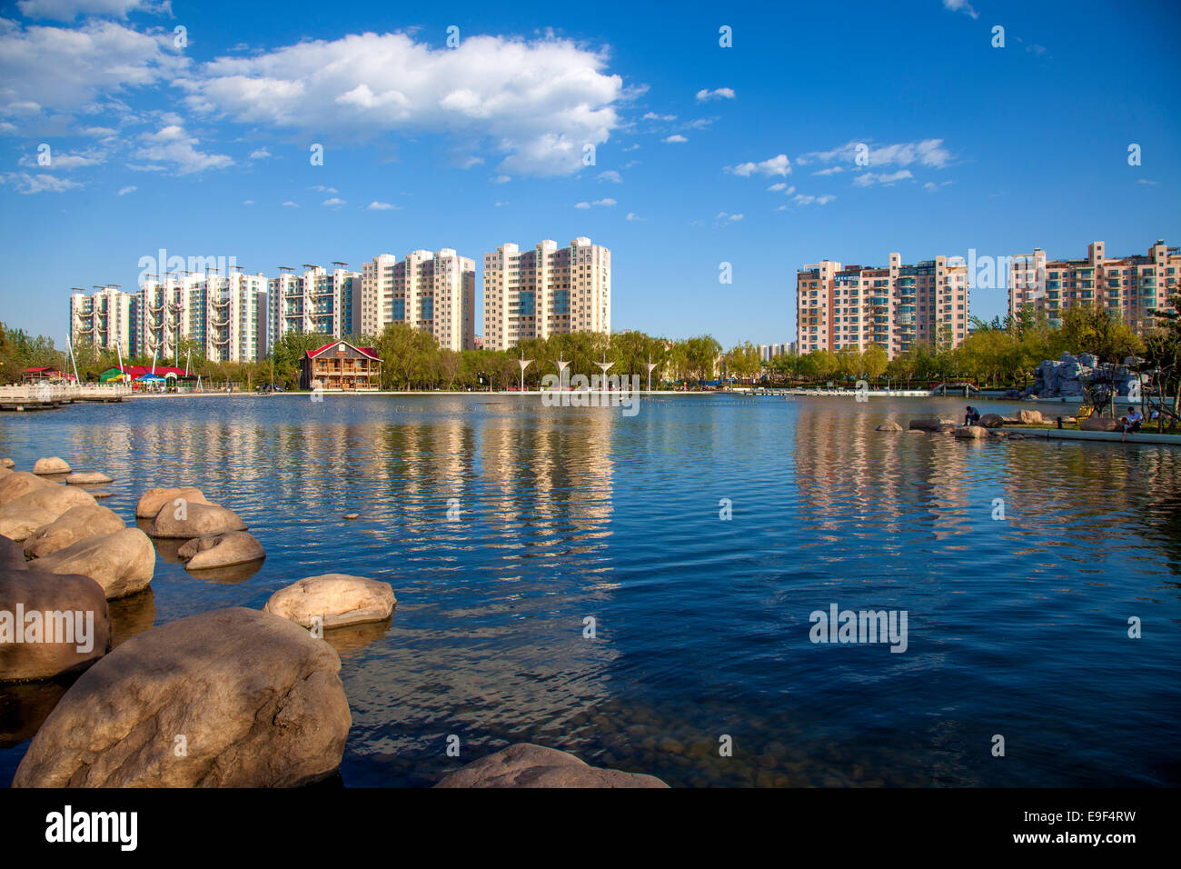 City building scenery Stock Photo - Alamy
