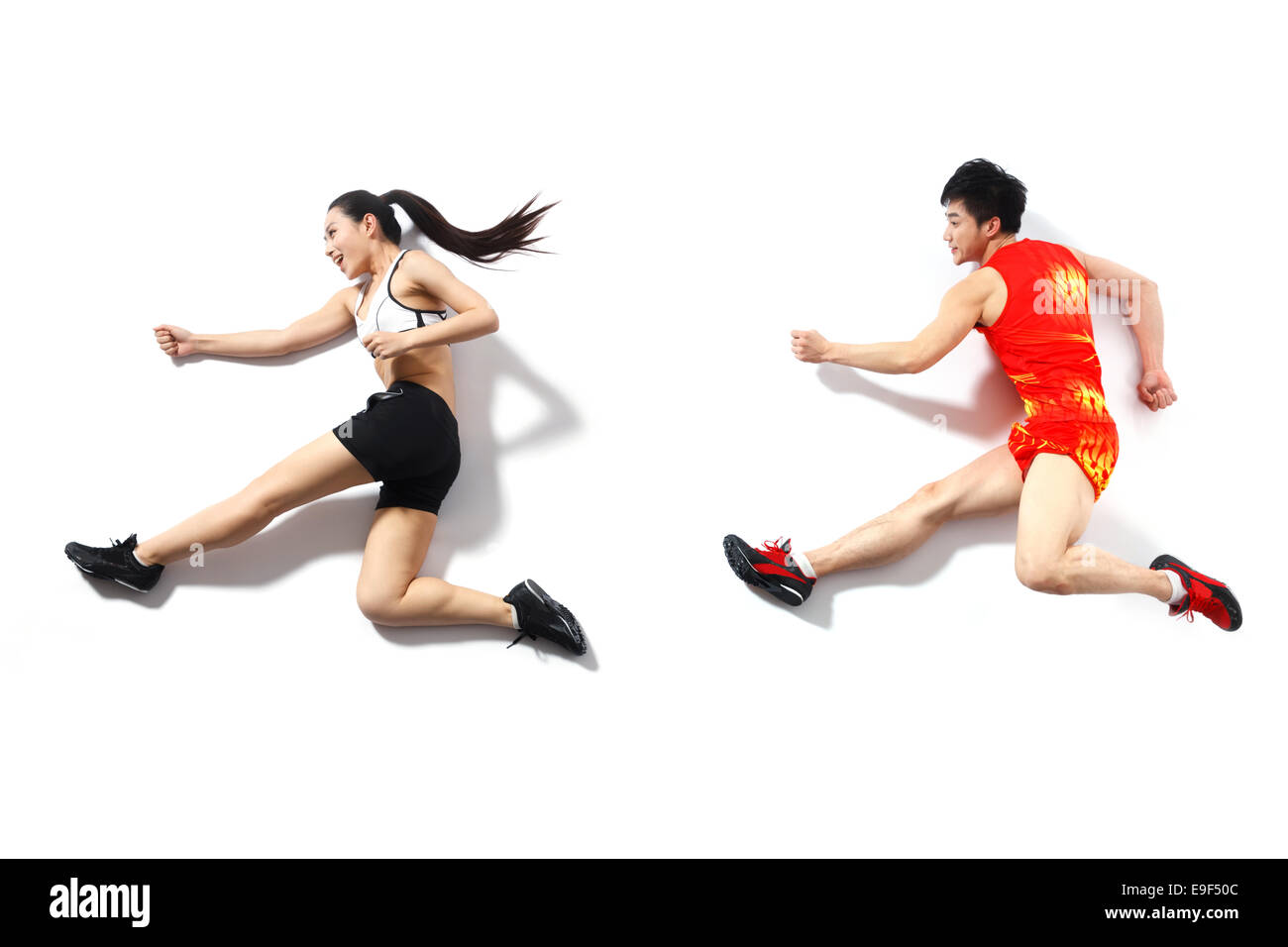 Cool Down Athlete Cut Out Stock Images & Pictures - Alamy